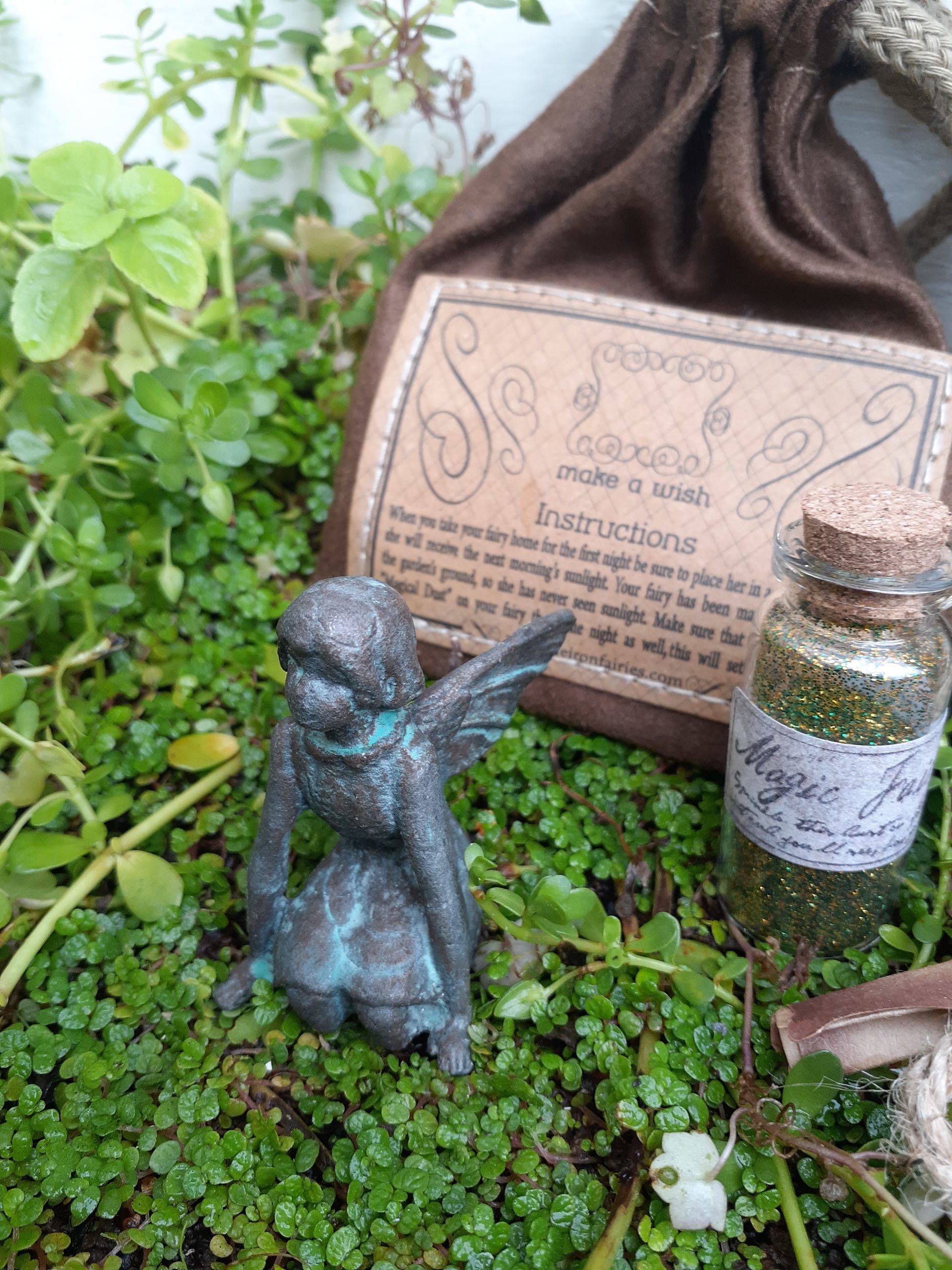 Iron Fairy - Jade - Cast Iron - Guildford Garden Centre