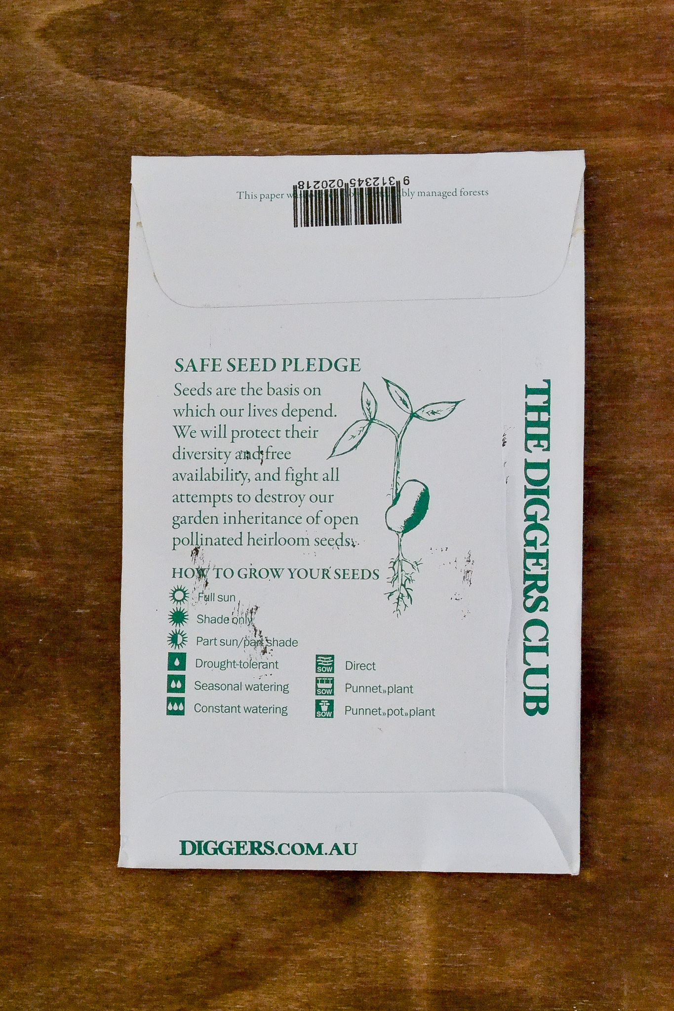 Bean - Blue Lake Climbing - Diggers Seeds - Guildford Garden Centre