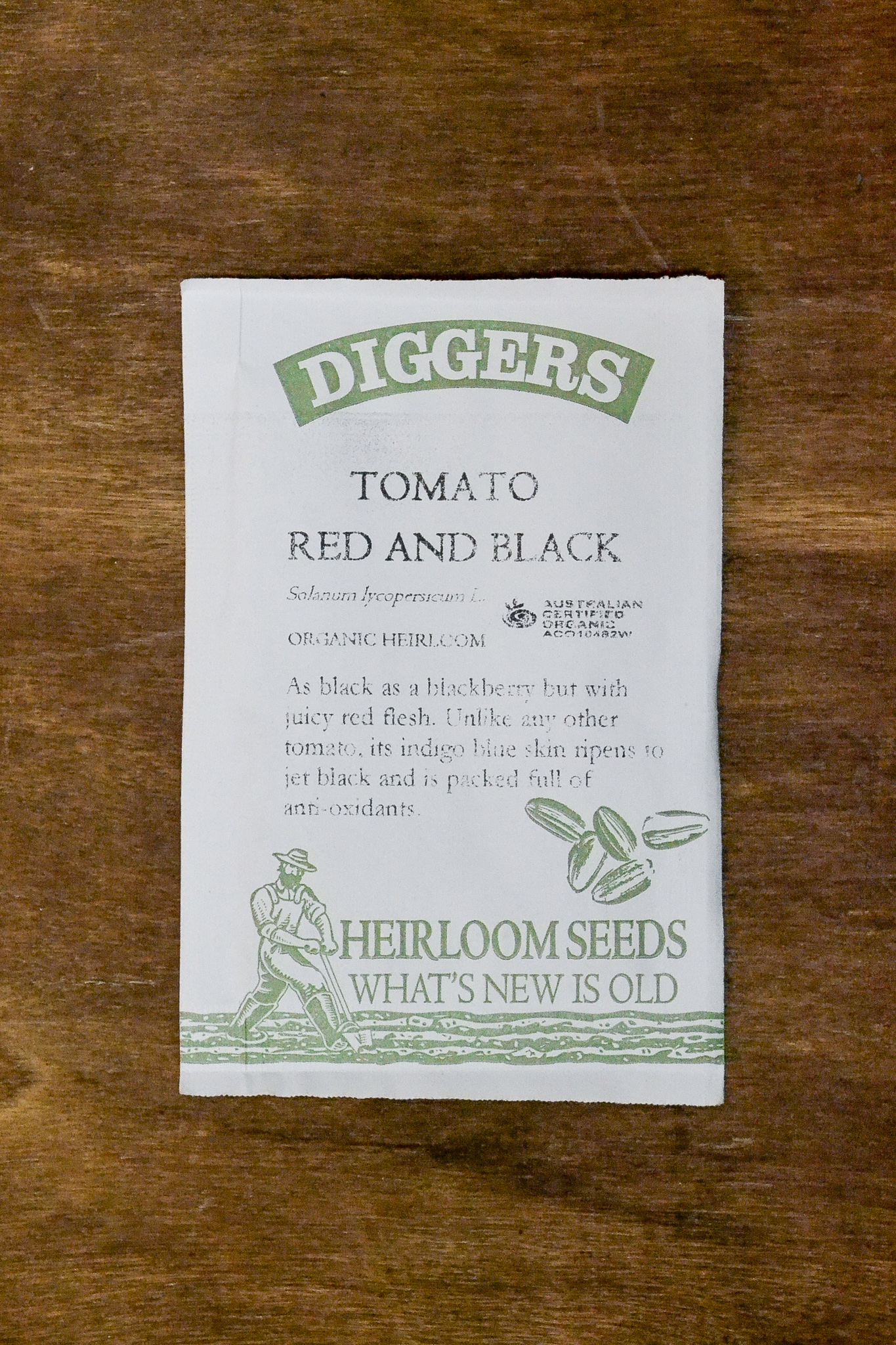 Tomato - Red And Black - Diggers Seeds - Guildford Garden Centre