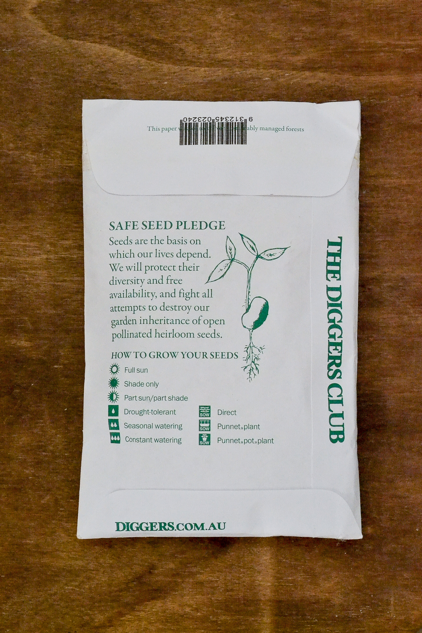 Pea - Snow Climbing- Diggers Seeds - Guildford Garden Centre