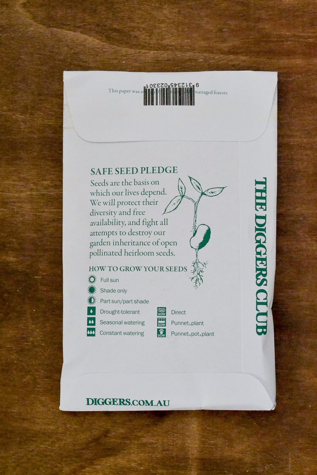 Pea - Snow Dwarf - Diggers Seeds - Guildford Garden Centre