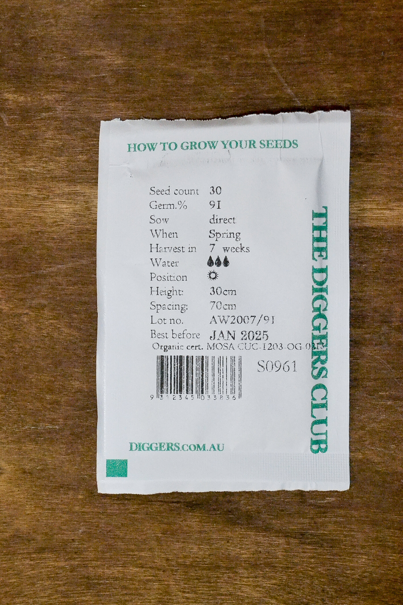 Cucumber - Double Yield - Diggers Seeds - Guildford Garden Centre