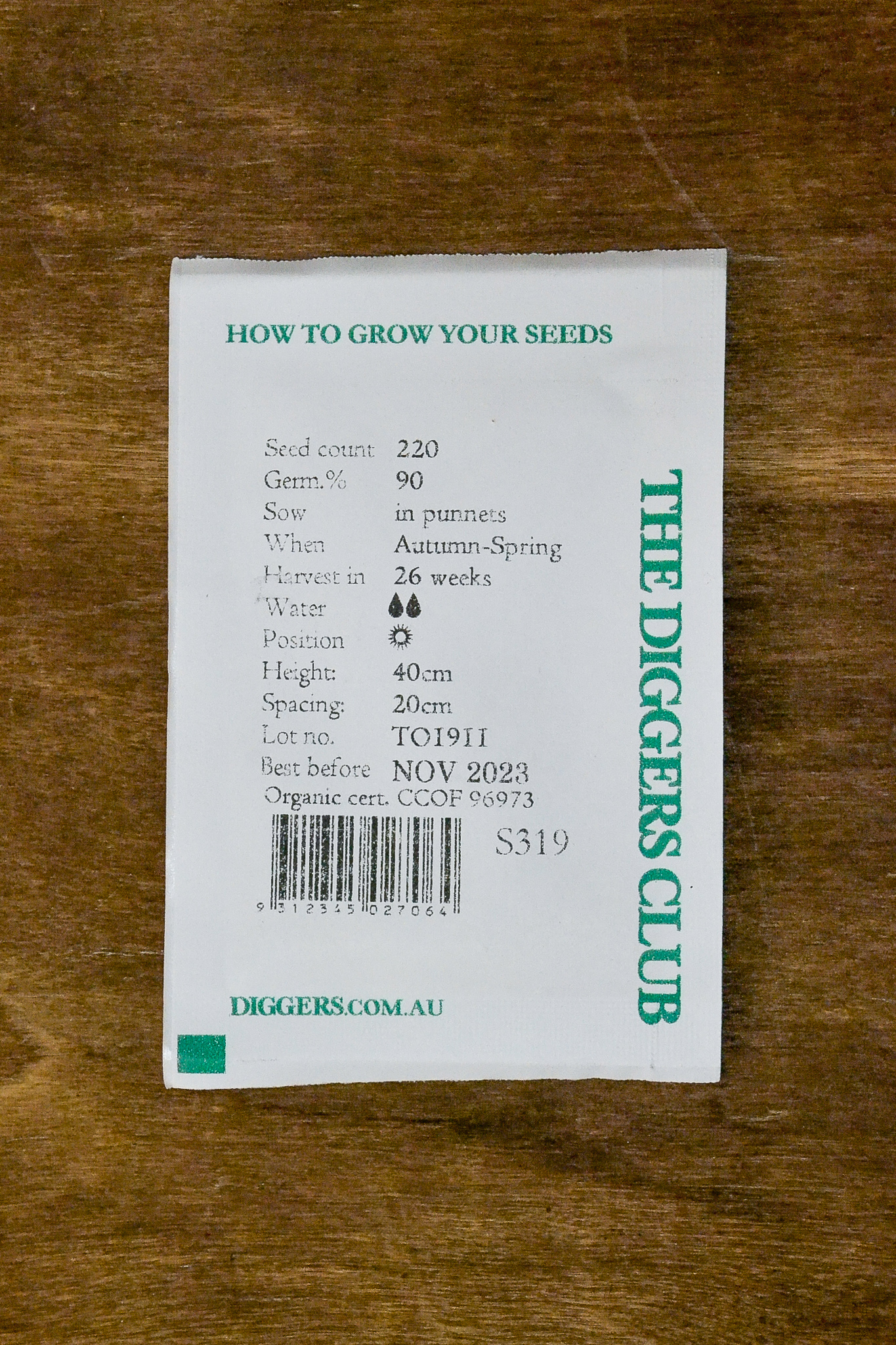 Parsley - Continental - Diggers Seeds - Guildford Garden Centre