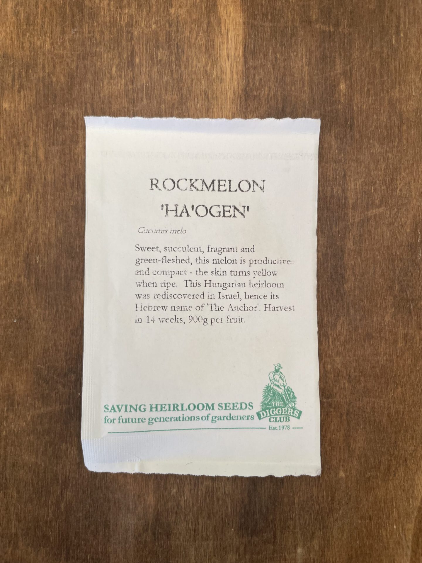 Rockmelon - Ha-Ogen - Diggers Seeds - Guildford Garden Centre