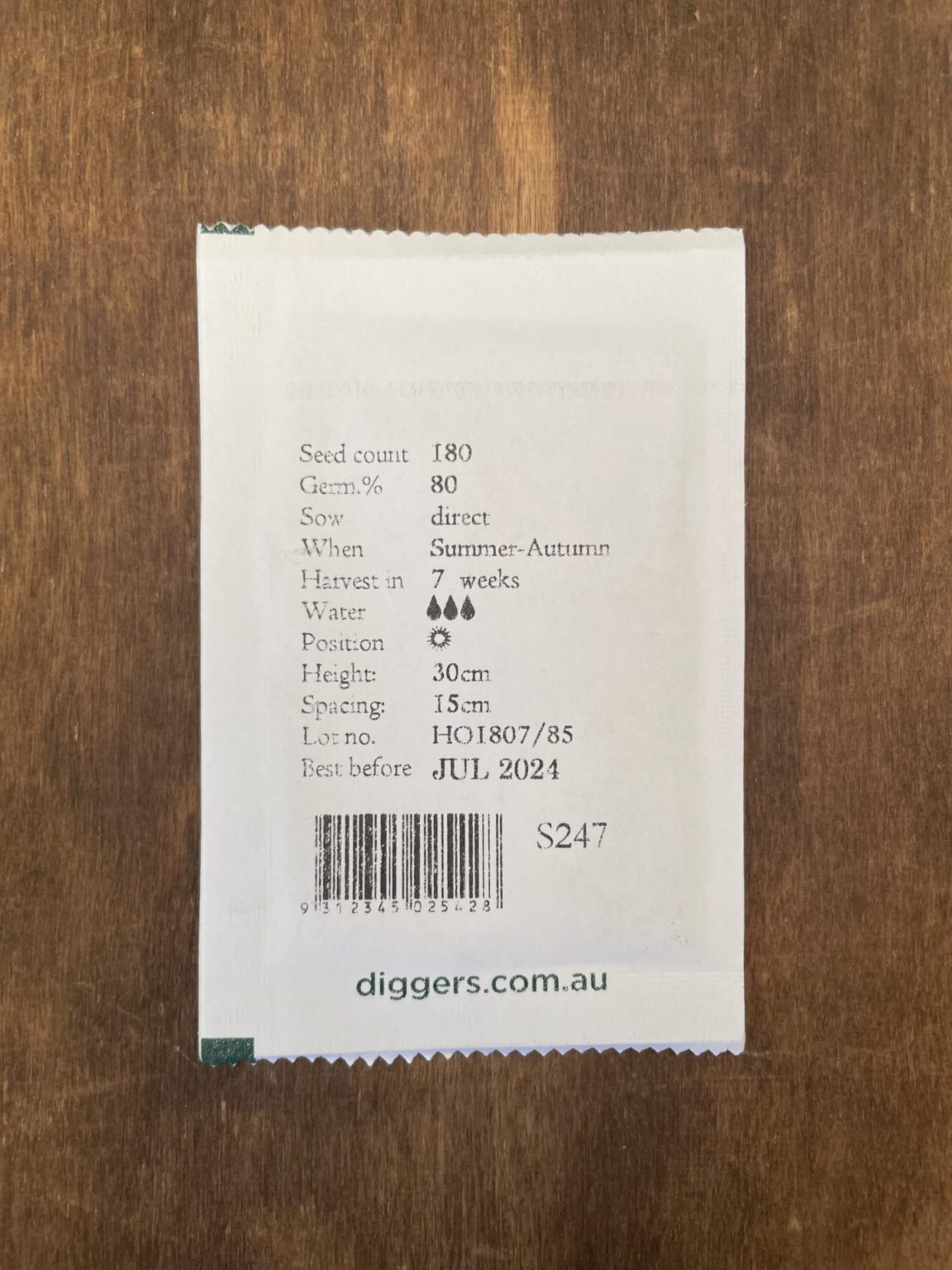 Turnip - Mini White - Diggers Seeds - Guildford Garden Centre