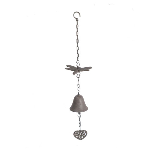 Bell - Dragonfly Wind Chime - Cast Iron - Guildford Garden Centre