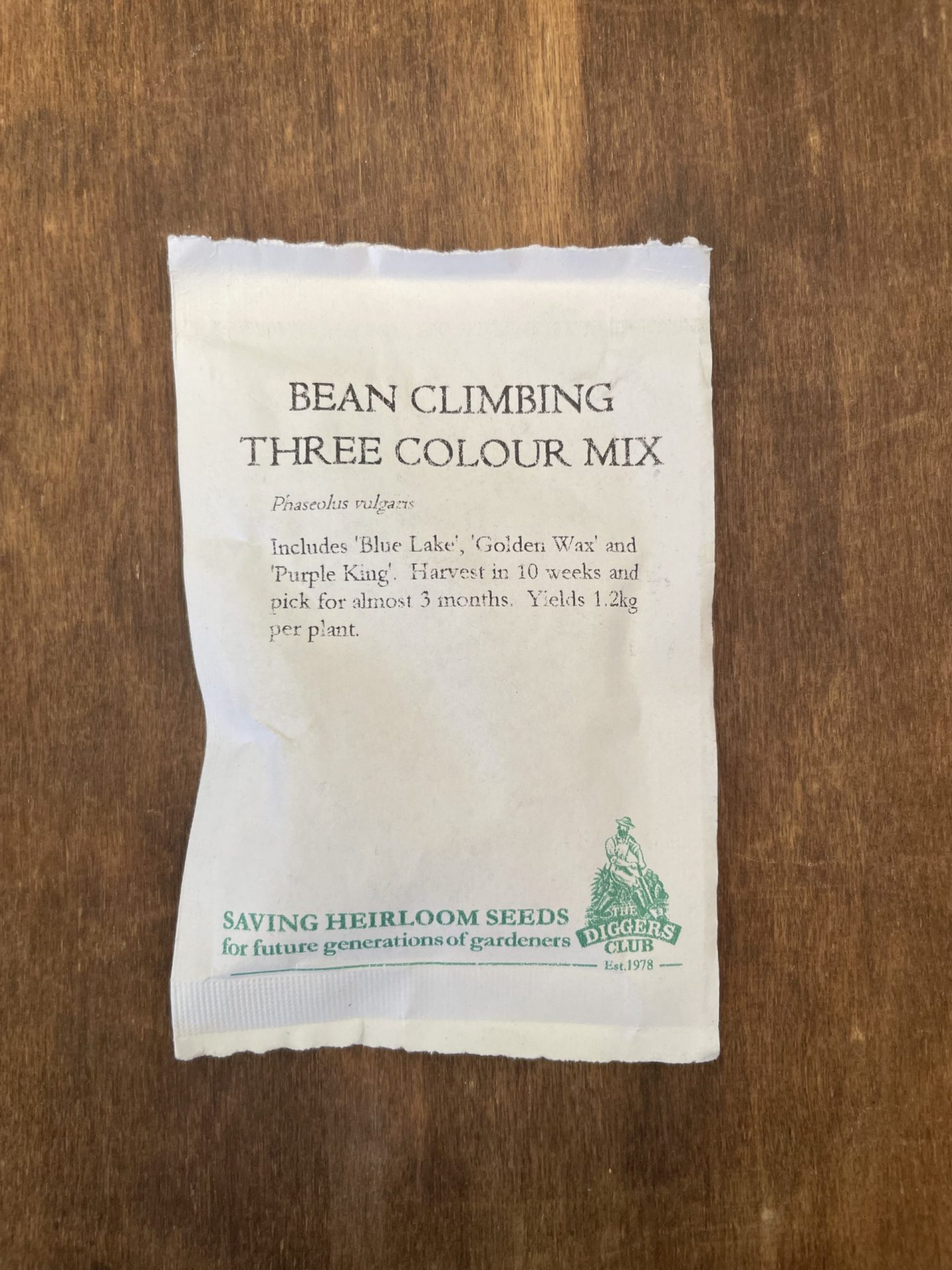 Bean - Climbing Three Colour Mix - Diggers Seeds - Guildford Garden Centre