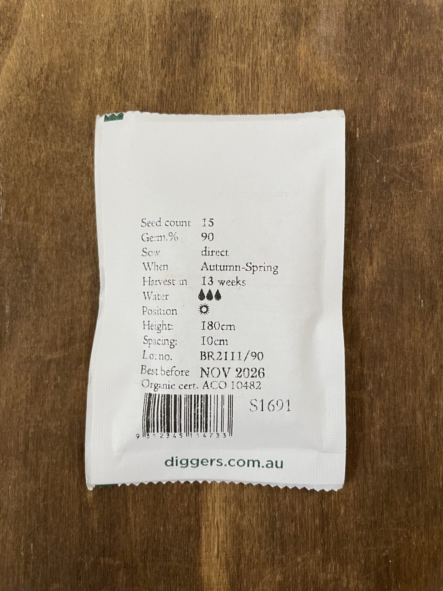 Pea - Frank's - Diggers Seeds - Guildford Garden Centre