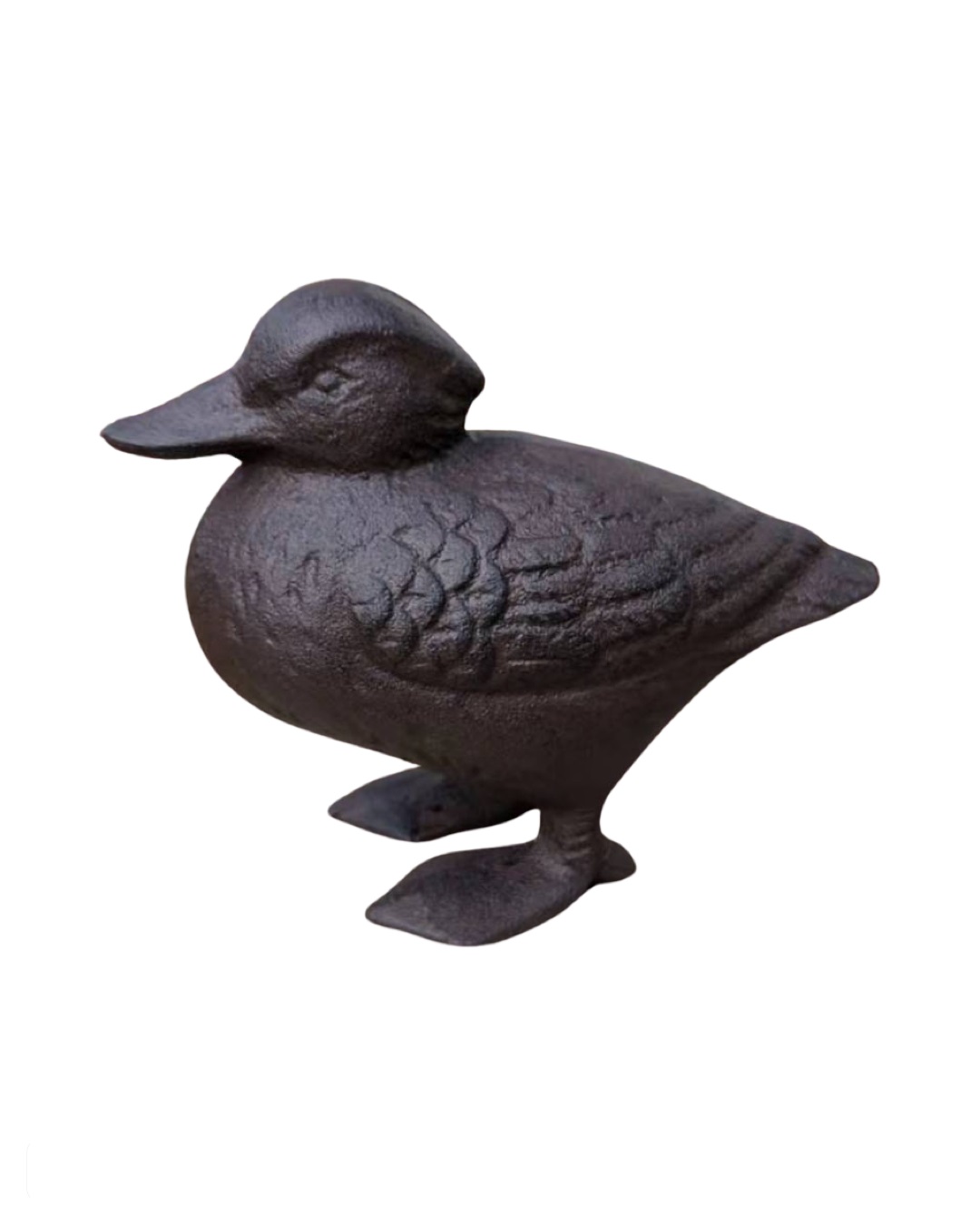 Ornament - Large Duck - Cast Iron - Guildford Garden Centre
