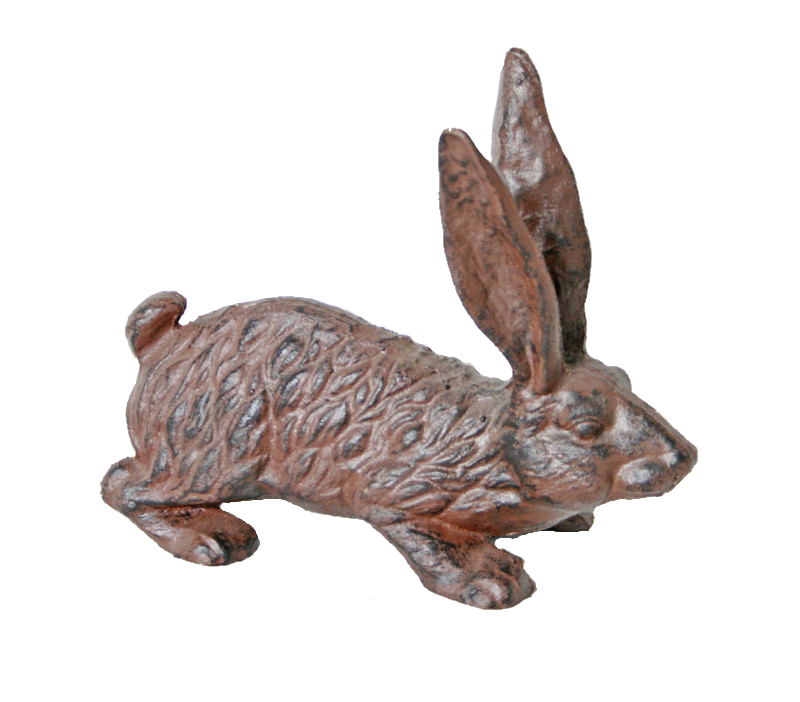 Ornament - Hare - Cast Iron - Guildford Garden Centre