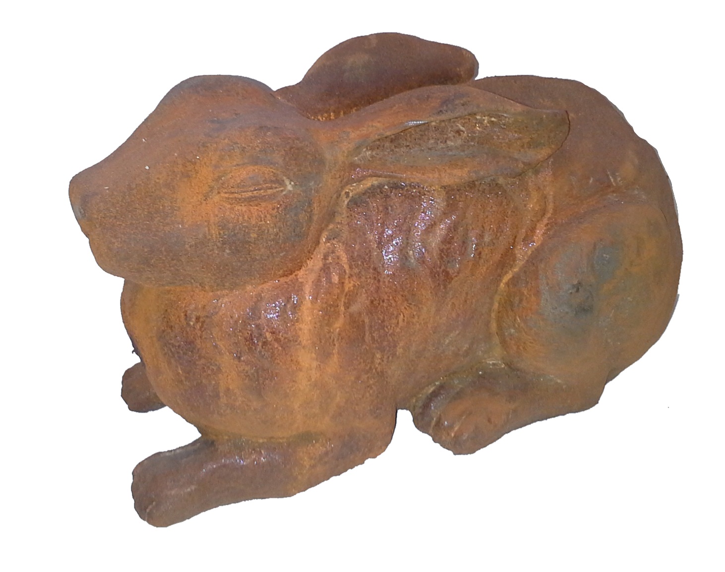 Ornament - Large Garden Rabbit - Cast Iron - Guildford Garden Centre