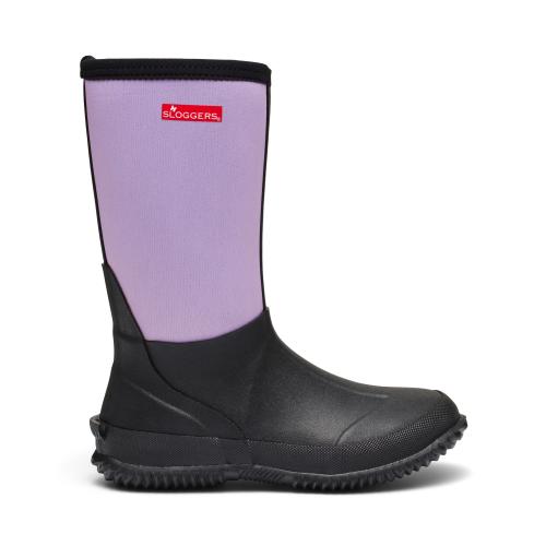 Sloggers Slush Boot - Women's - Black and Orchid - Guildford Garden Centre