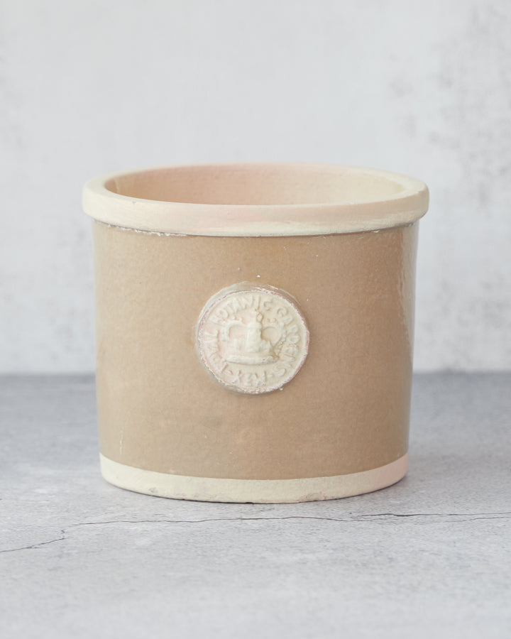 Pot - Kew Round Khaki - Ceramic - Guildford Garden Centre
