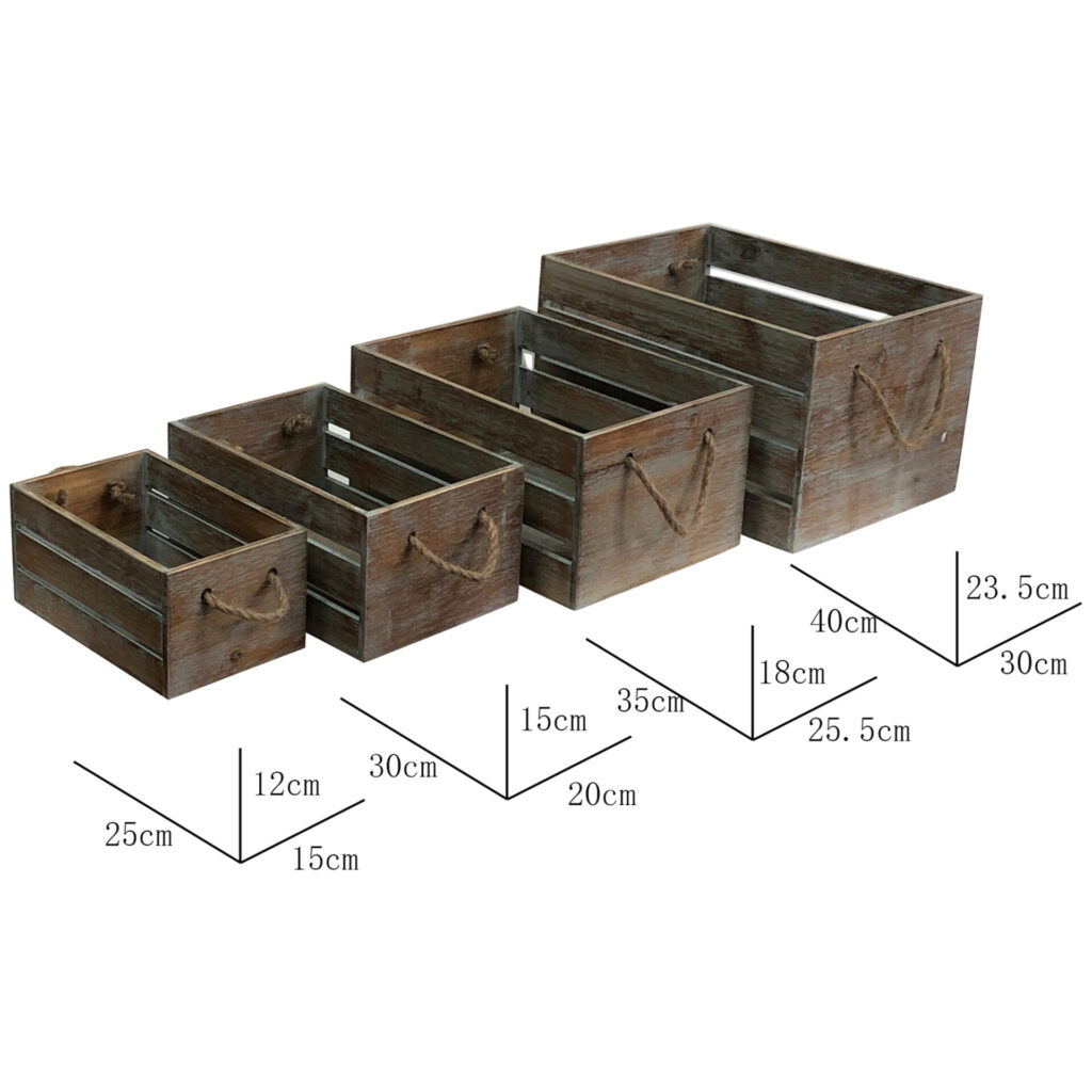 Display Crates Set Of 4 - Guildford Garden Centre