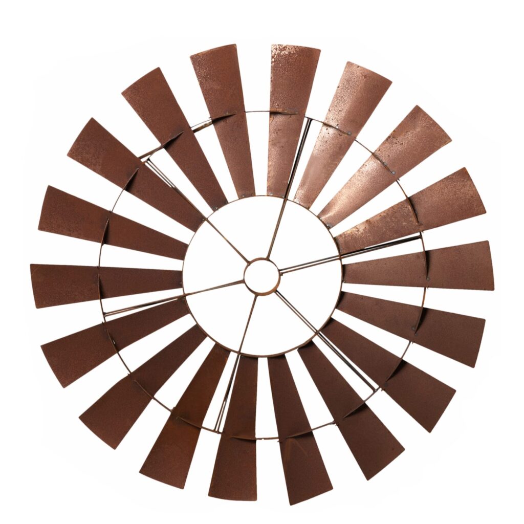 Wall Art - Windmill - Metal - Guildford Garden Centre