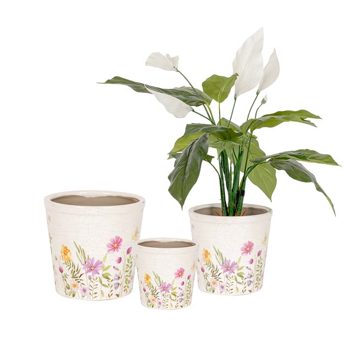 Pot - Wildflower - Ceramic - Guildford Garden Centre