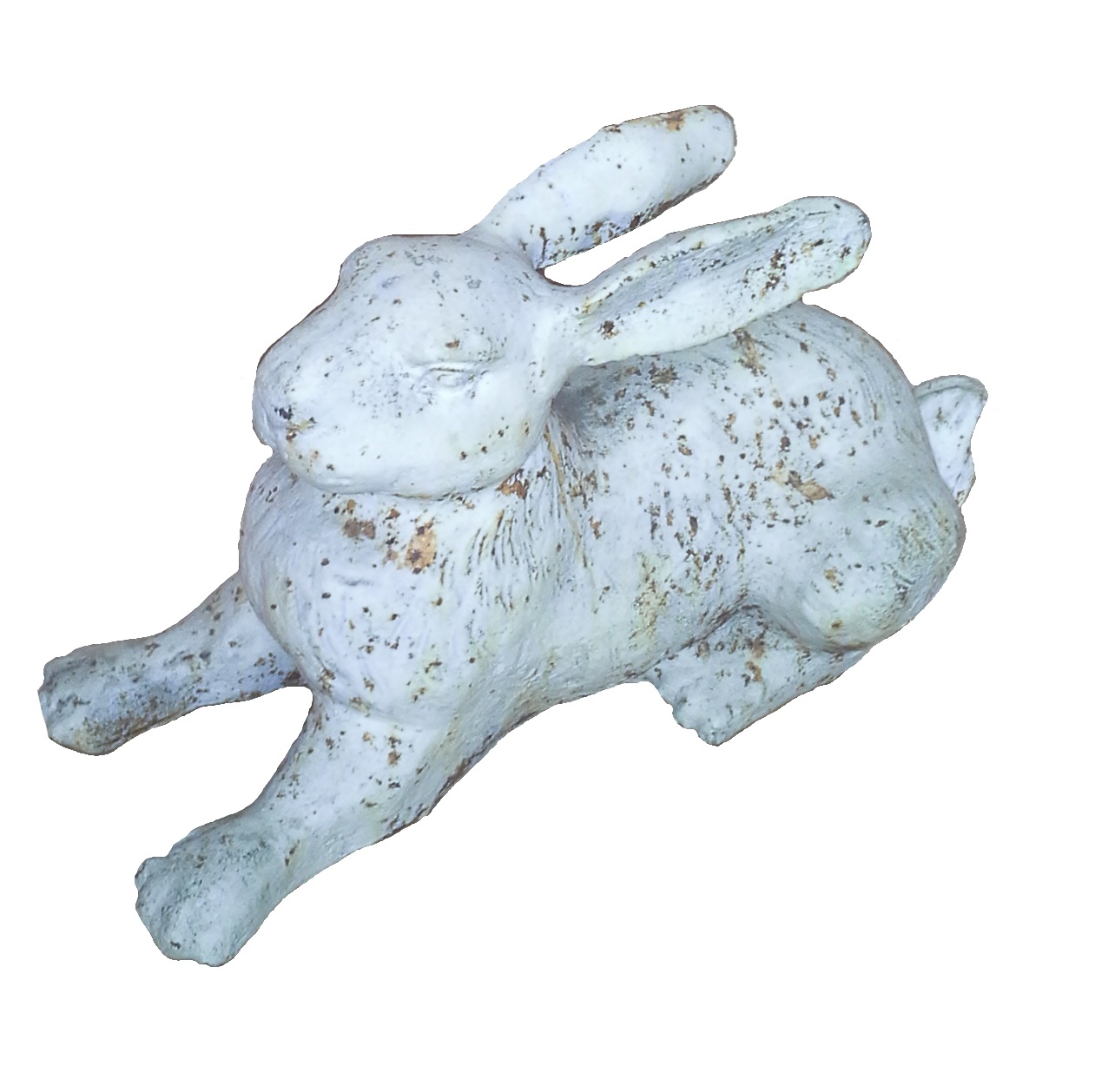 Ornament - Large Stretching Garden Rabbit - Cast Iron - Guildford ...