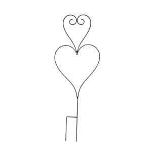 Growing Frame - Heart - Metal - Guildford Garden Centre