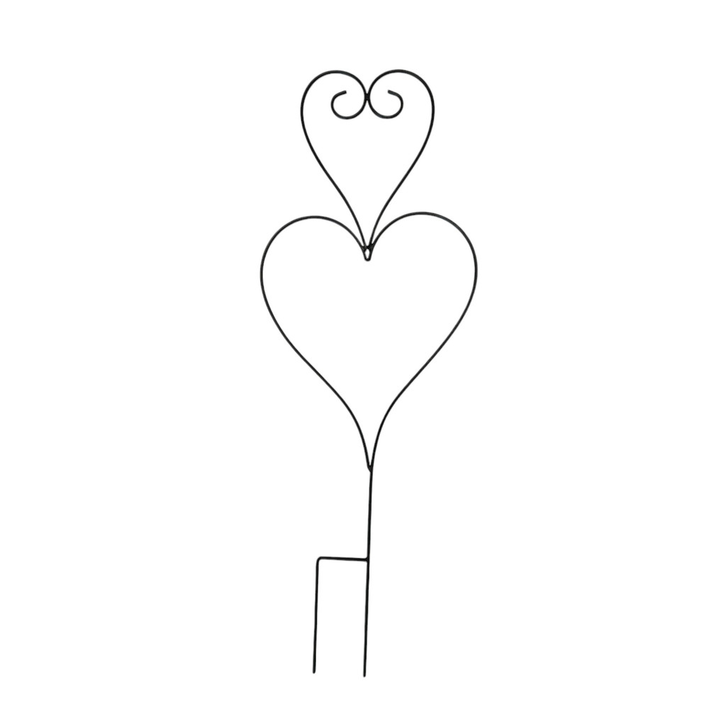 Growing Frame - Heart - Metal - Guildford Garden Centre