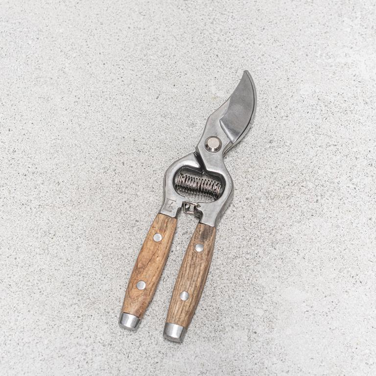 Tool - Ash Handled Secateurs - Stainless Steel & Wood - Guildford ...