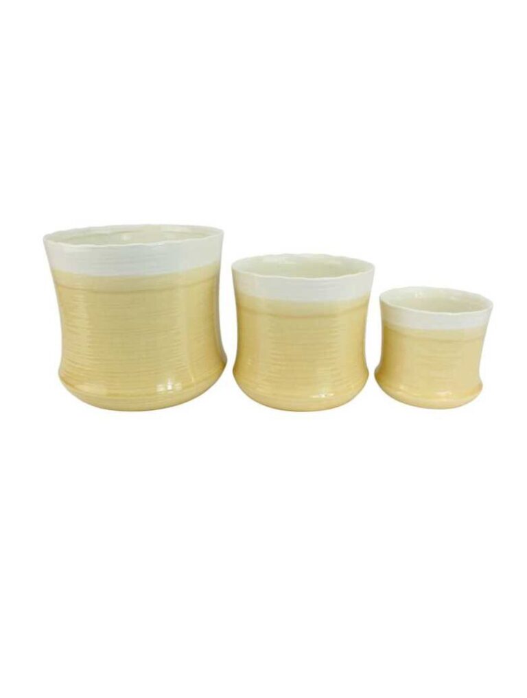 Pot - Rustic White Buttermilk - Ceramic - Guildford Garden Centre