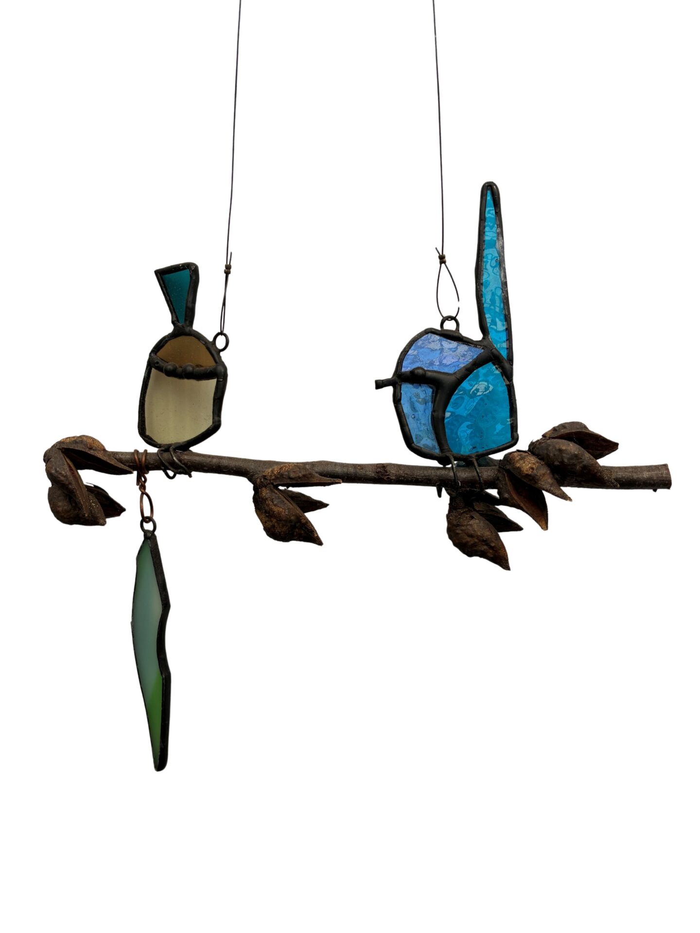 Glass Art - Wrens - Leadlight - Guildford Garden Centre