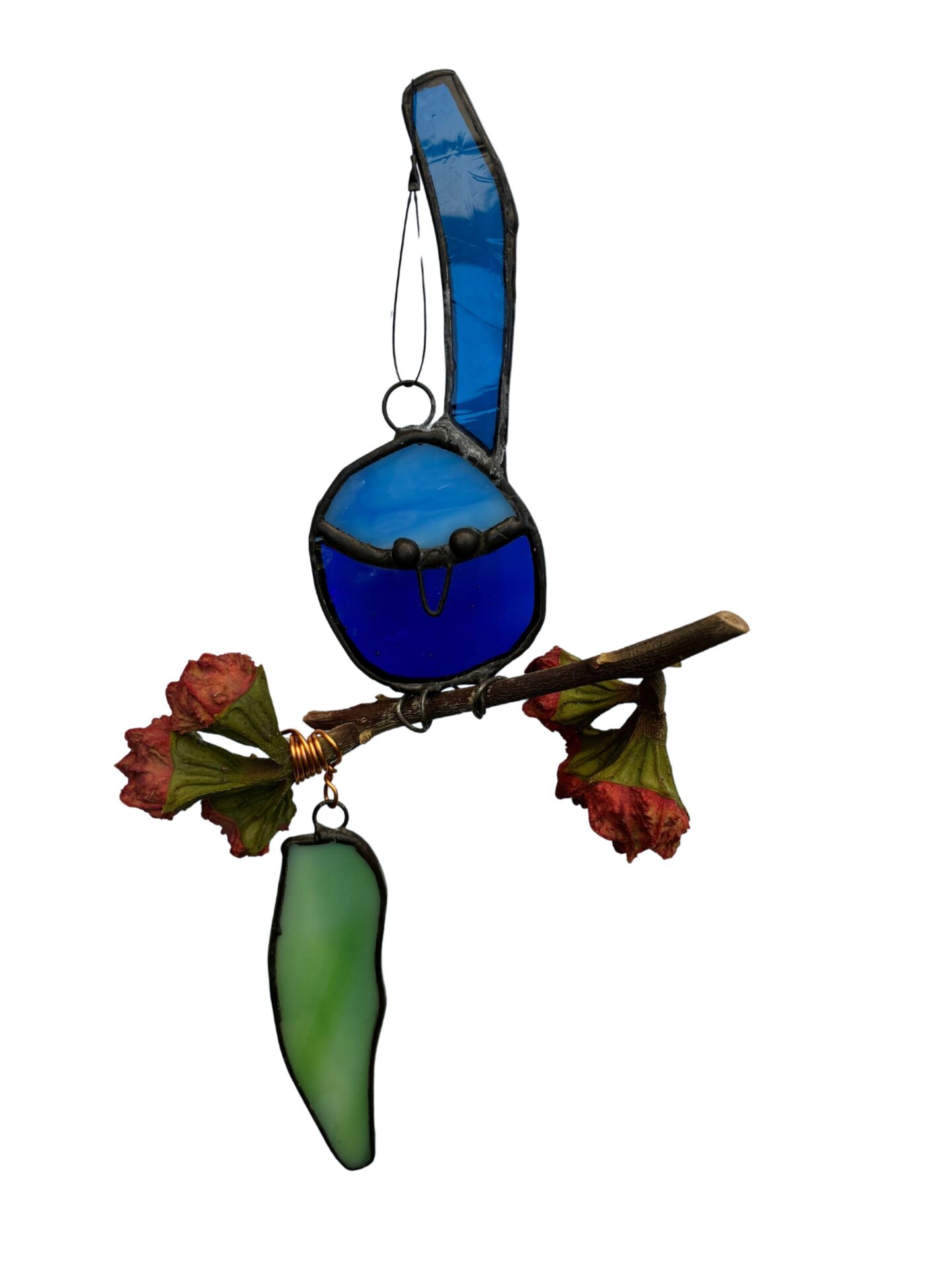 Glass Art - Bird - Medium - Leadlight - Guildford Garden Centre