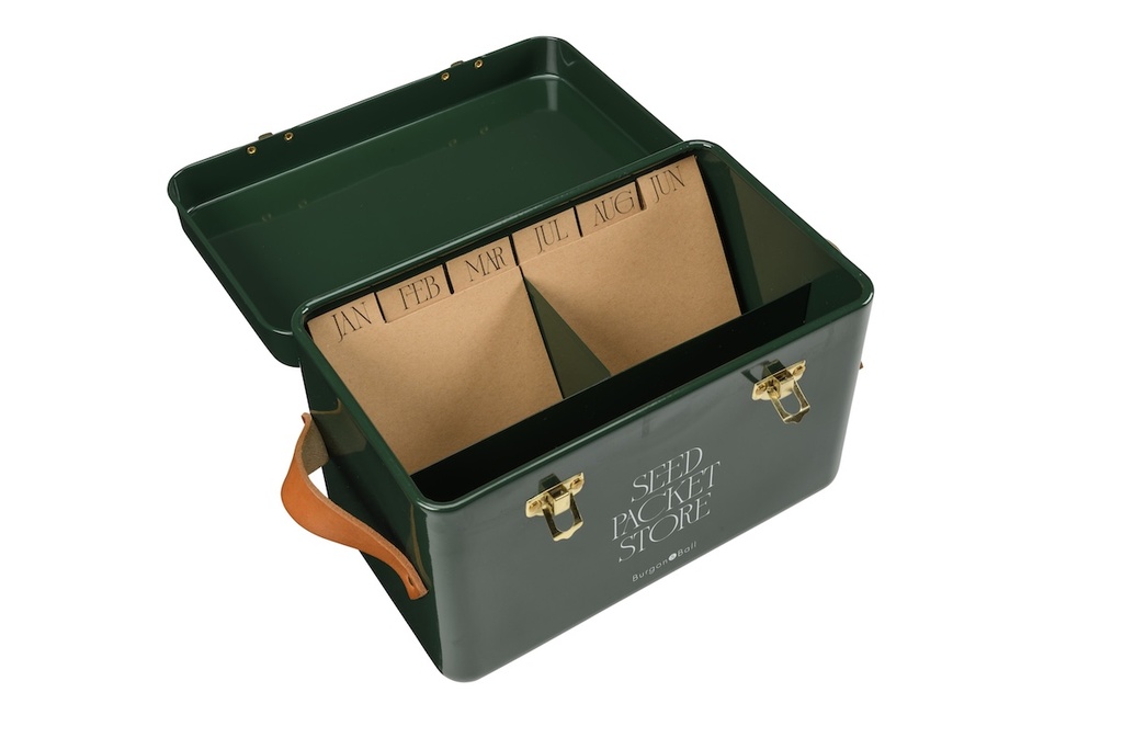 Seed Storage Tin - Heritage Green - Guildford Garden Centre